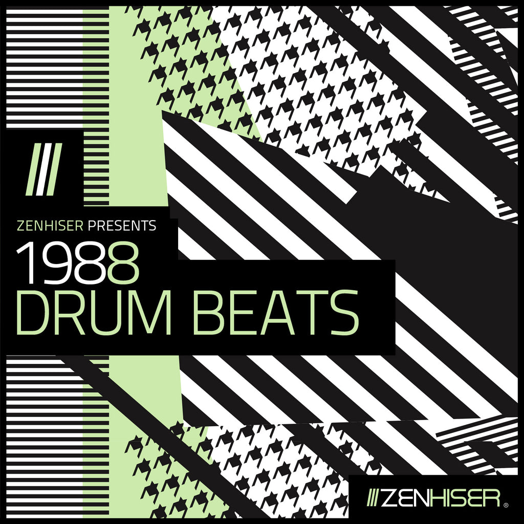 Zenhiser - 1987 Drum Beats. 280 Eighties Drum Loops That Blast Through The 1988 Pop & Club Sound!