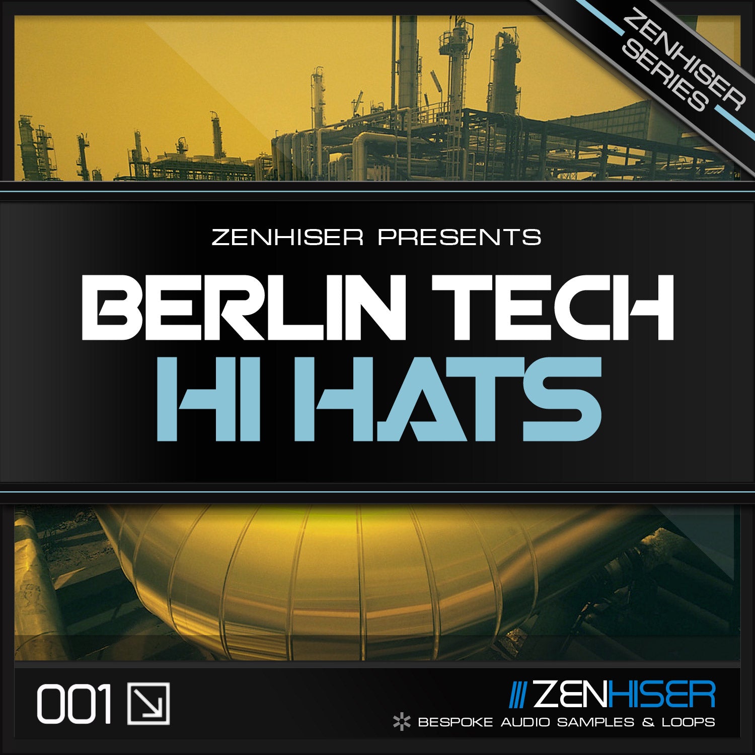Zenhiser - Berlin Tech Hi Hats 01 - Hi Hat, Hi Hat Loops, Sample Packs