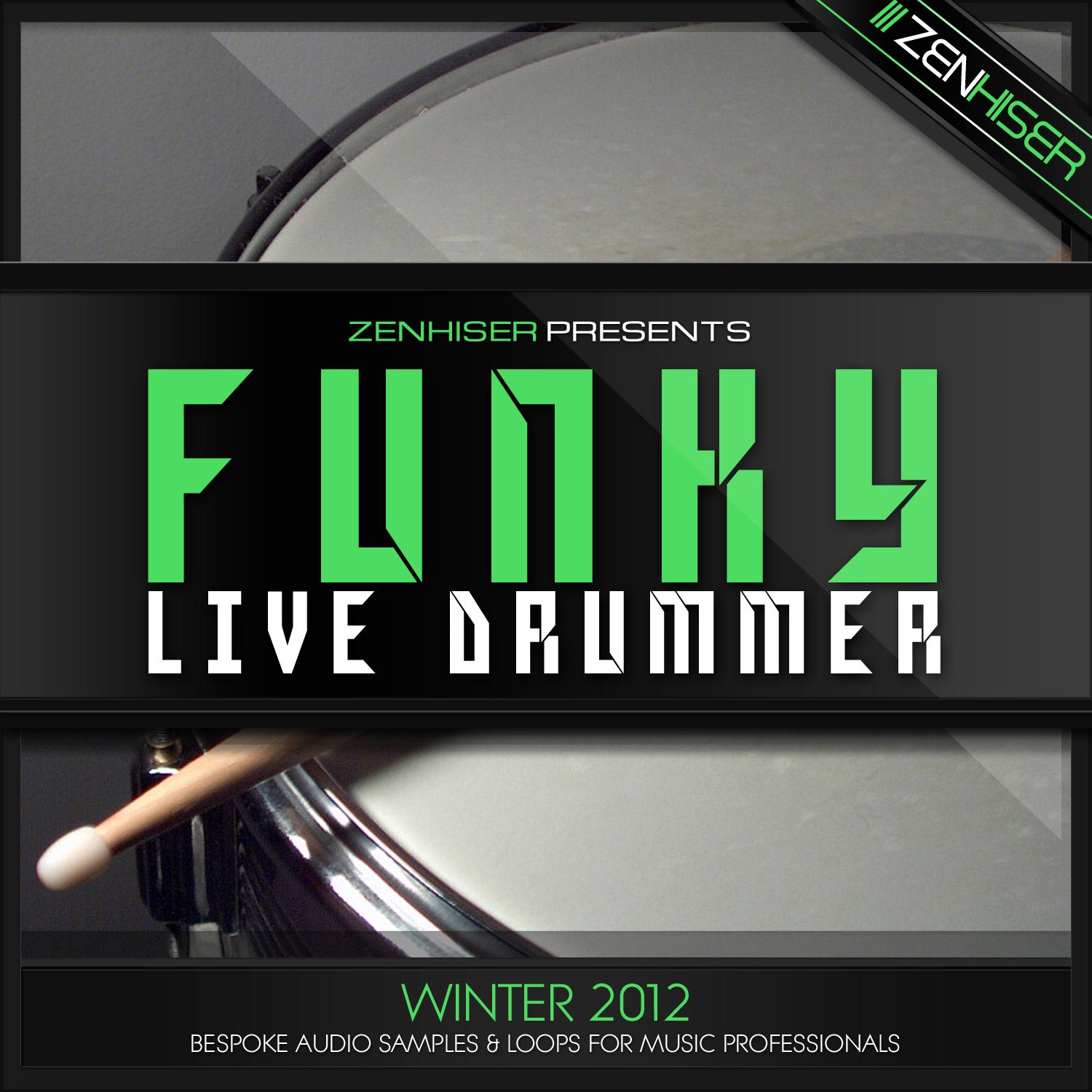 Zenhiser - The Funky Live Drummer. 1GB Of Live Drum Samples, Drum Beats ...